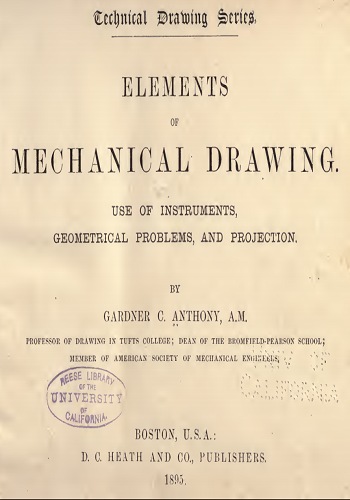 Elements of Mechanical Drawing - عالم الكتب